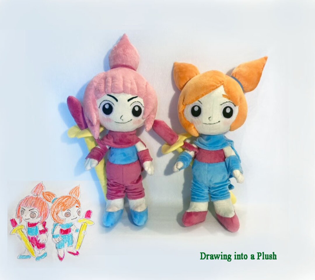 Custom Plush Just Like Ana and Kate From Super Mariofrom Super Mario Inspired Funmade Unofficial ...