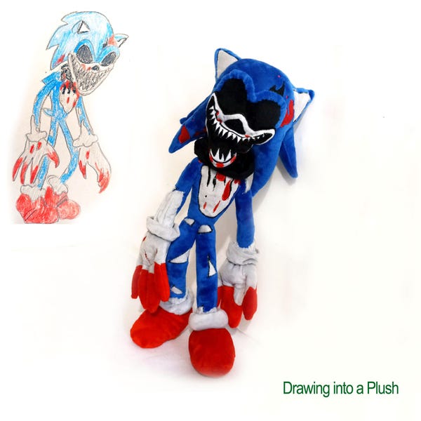 Sonic Exe Plush - Etsy