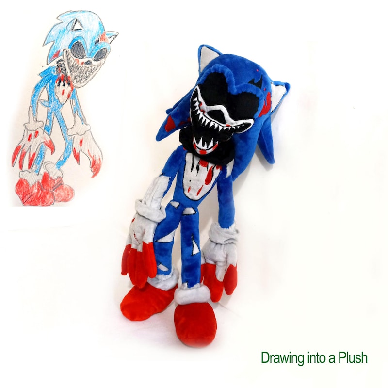 Sonic Exe Plush Toy - Etsy