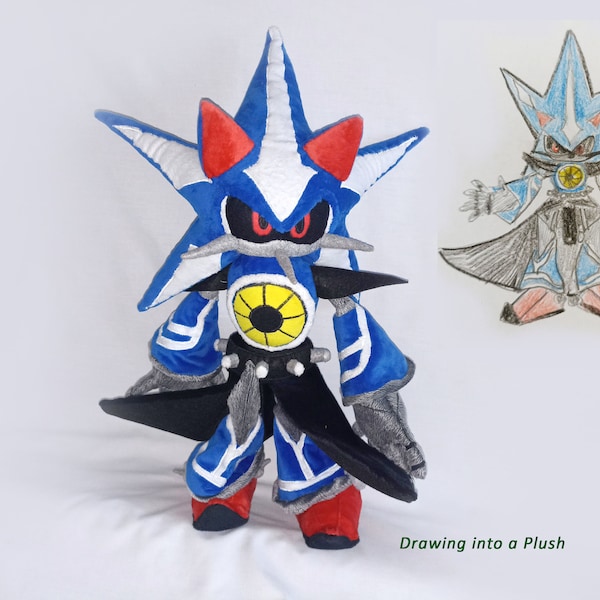 Bootleg Metal Sonic Plush - Etsy