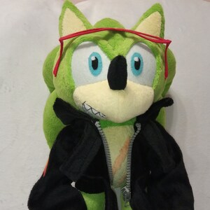 Custom plush Just Like Scourge the Hedgehog, Anti-Sonic, Evil-Sonic ...