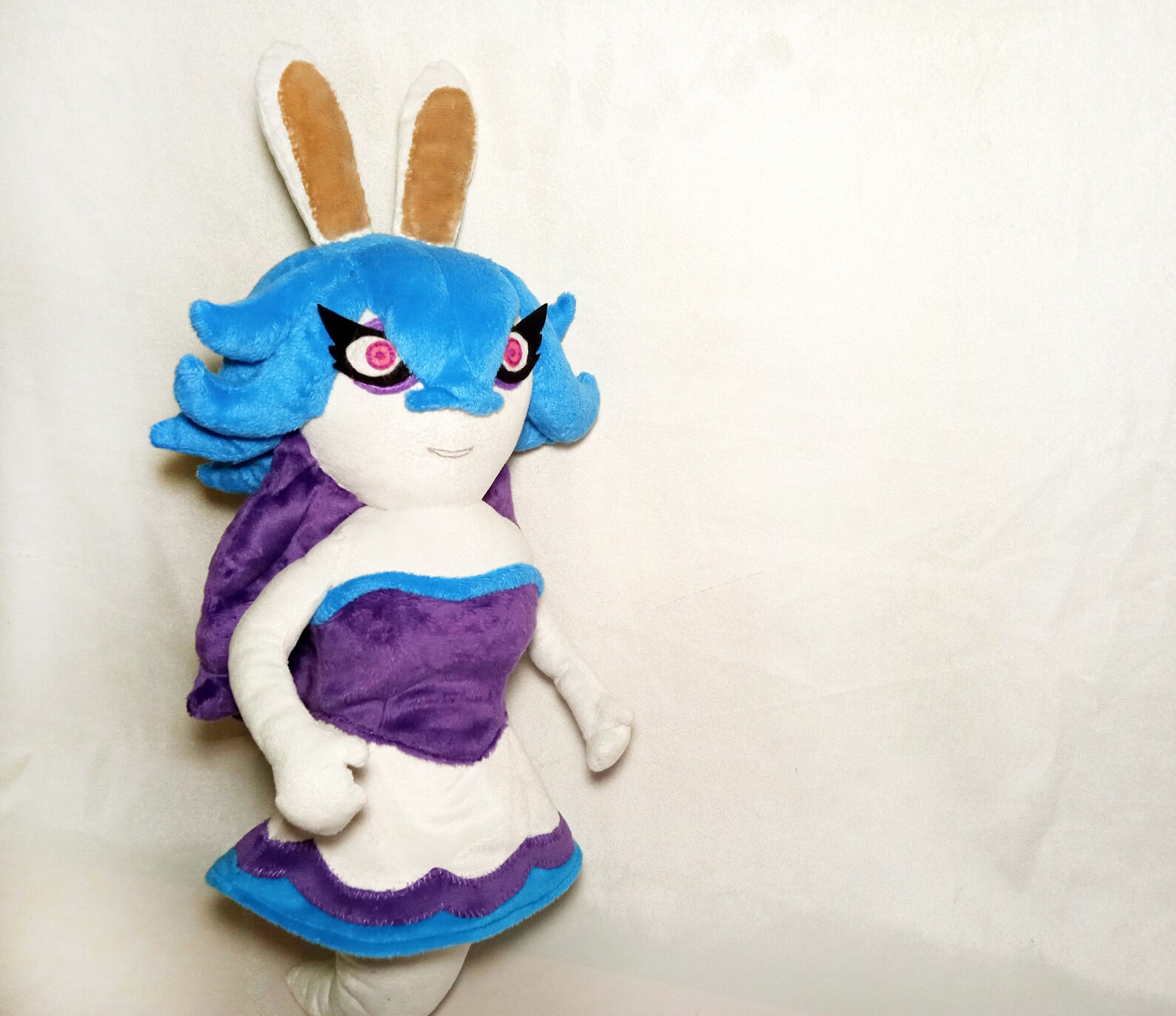 Custom Plush Just Like Midnite Rabbid From Mario Rabbids - Etsy