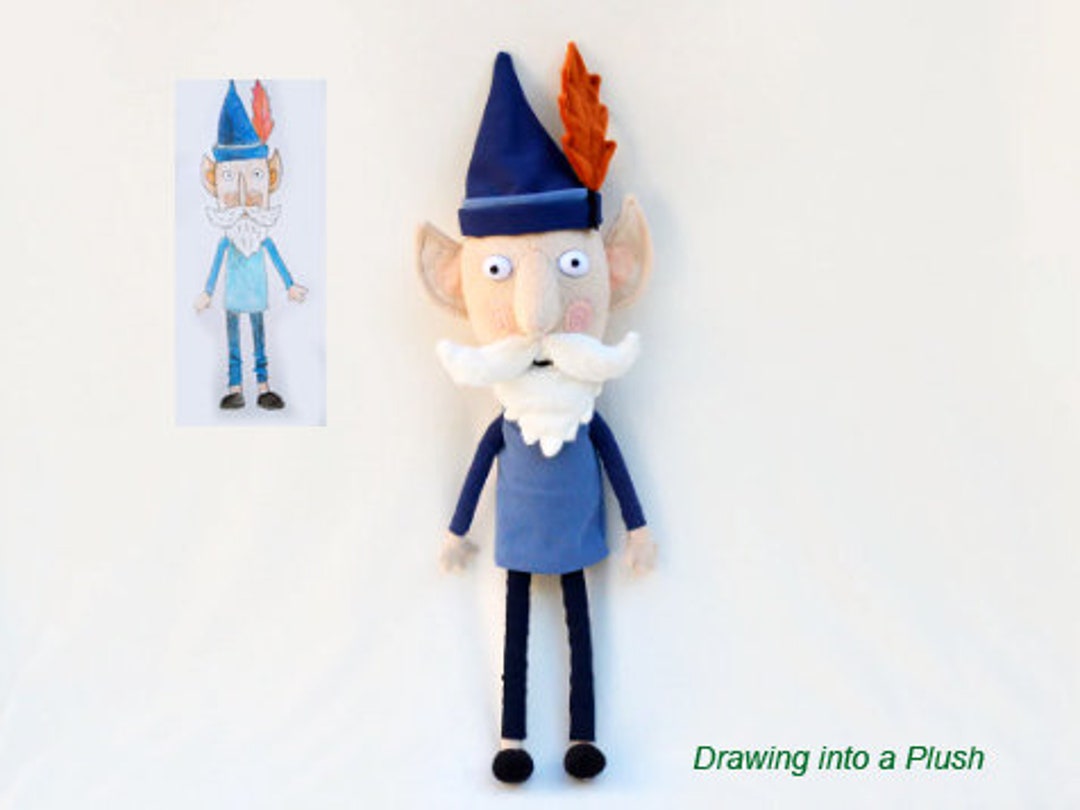 Custom Plush, Just Like Wise Old Elf of Ben and Holly's Little Kingdom ...