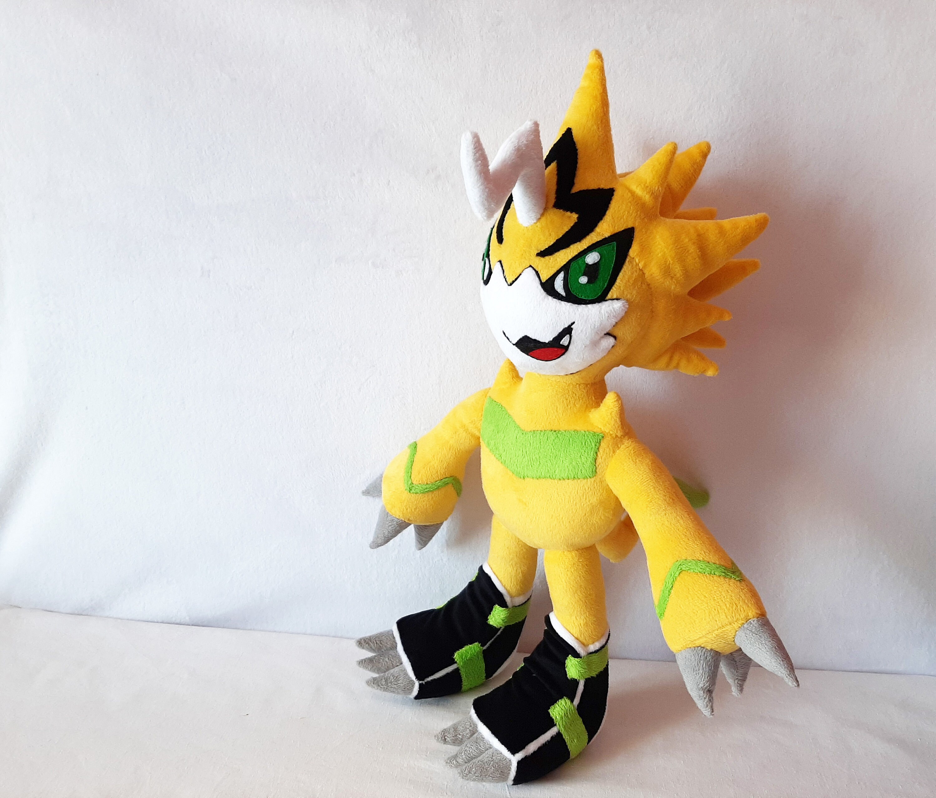 Custom Plush Just Digimon Pulsemon Inspired Funmade - Etsy