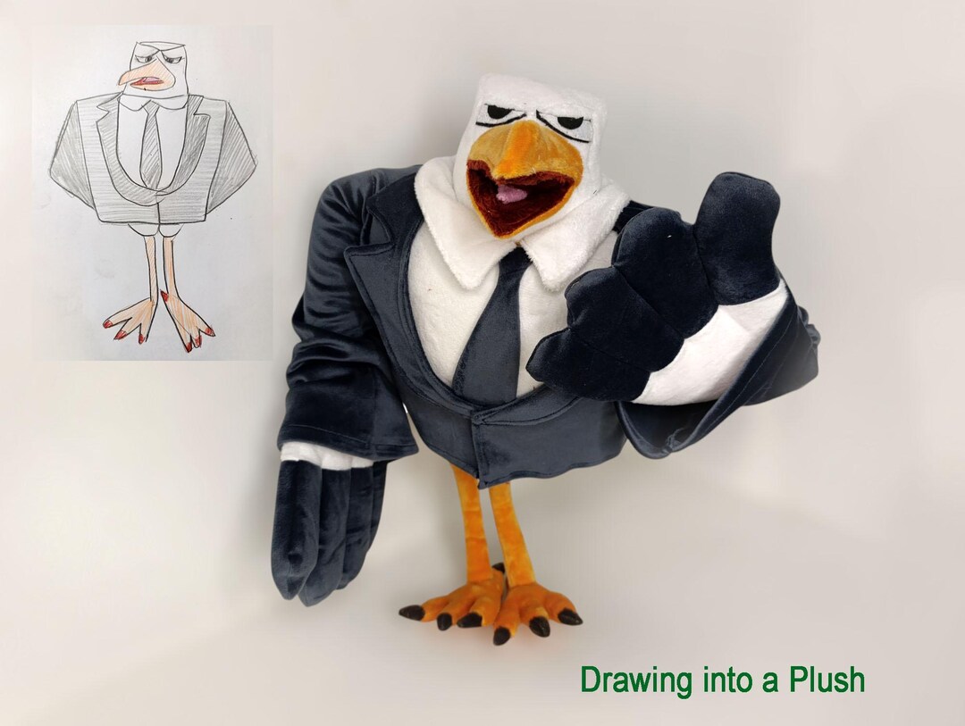 Custom Plush Just Hunter From Storks Inspired (funmade Unofficial) to ...