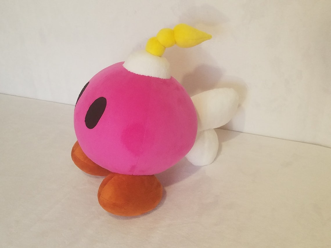 Custom Plush Just Like Bombette Super Mario Inspired - Etsy