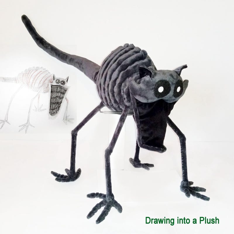 Nightmare Catnap Plush - Etsy