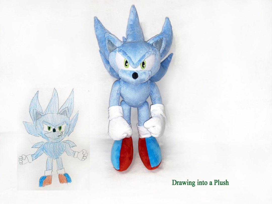Сustom Plush Just Like Nazo Sonic the Hedgehog Inspired - Etsy UK