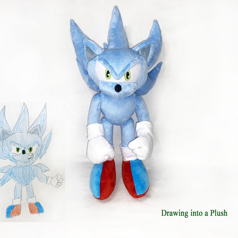 Hyper Sonic Plush - Etsy
