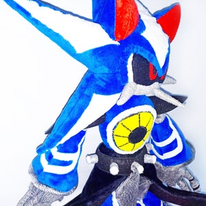 Custom Plush Just Neo Metal Sonic Inspired, Funmade, Unofficial ...