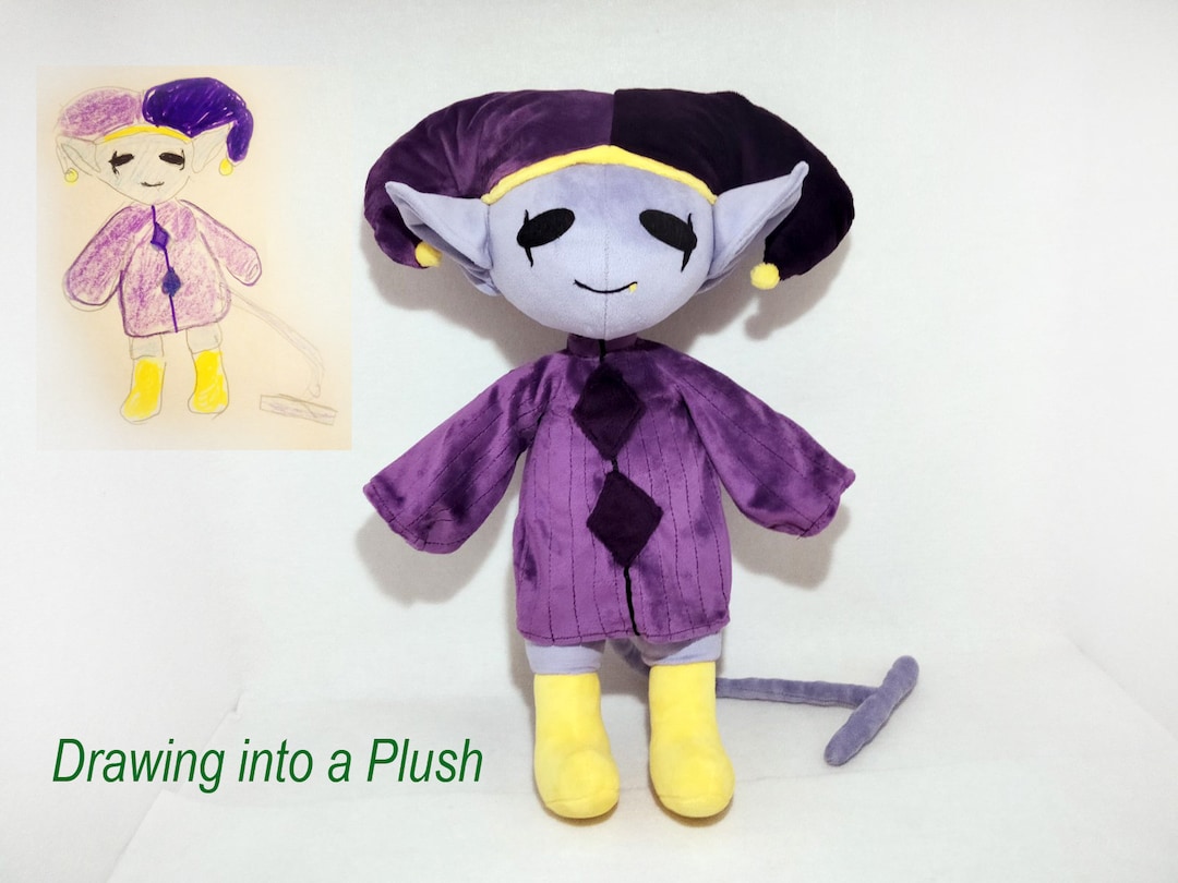 Custom Plush Just Like Jevil From Deltarune Inspired Plush - Etsy UK