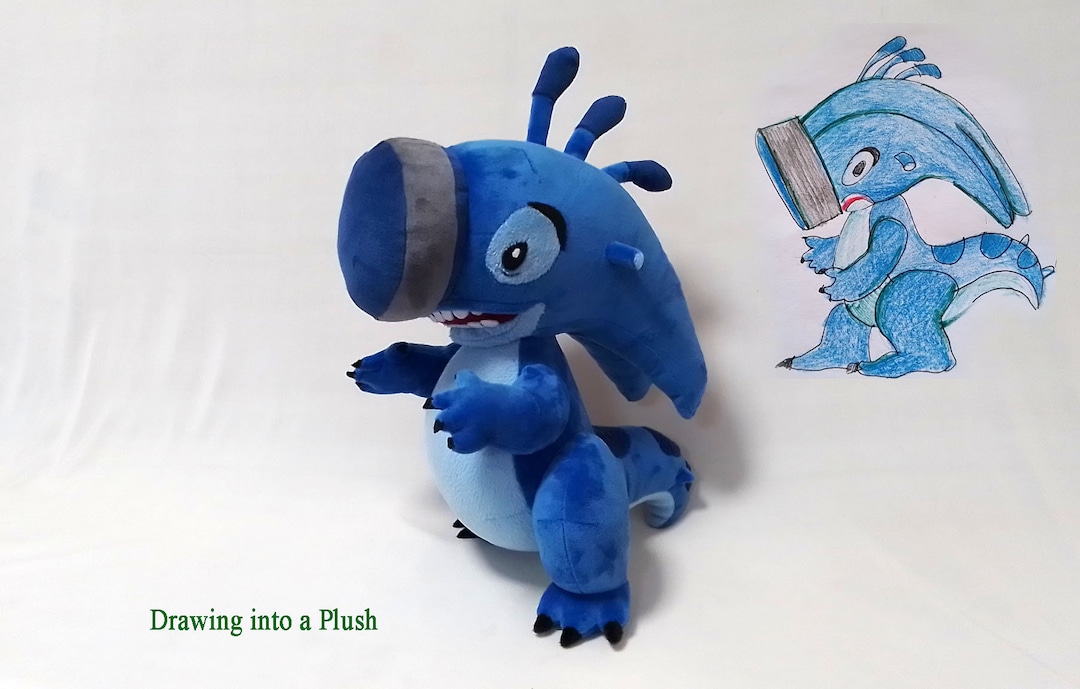 Custom Plush Just Like Hammerface, Experiment 033, From Lilo & Stitch ...