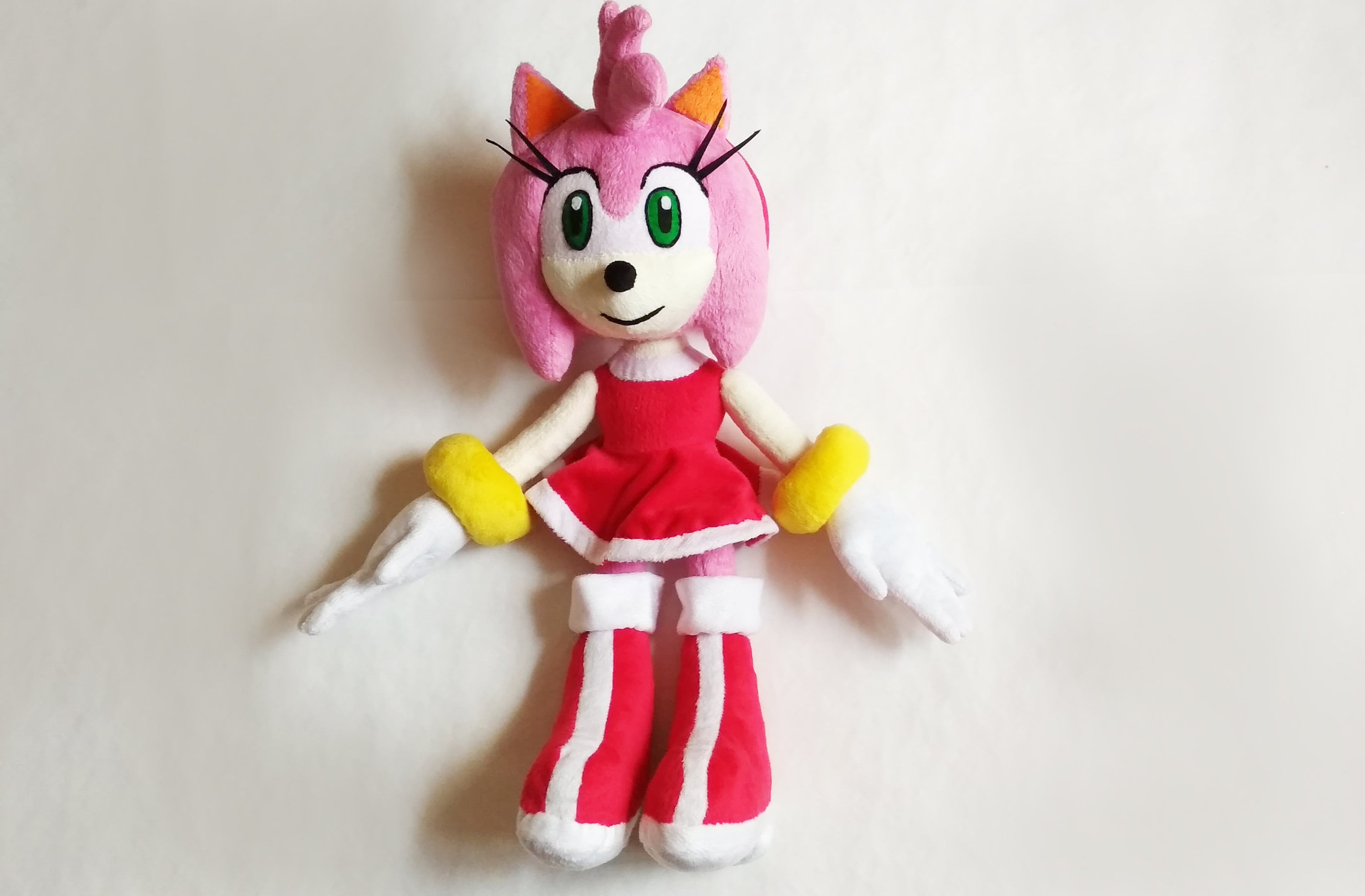 Custom Plush Just Like Amy Rose Sonic Inspired Funmade - Etsy UK