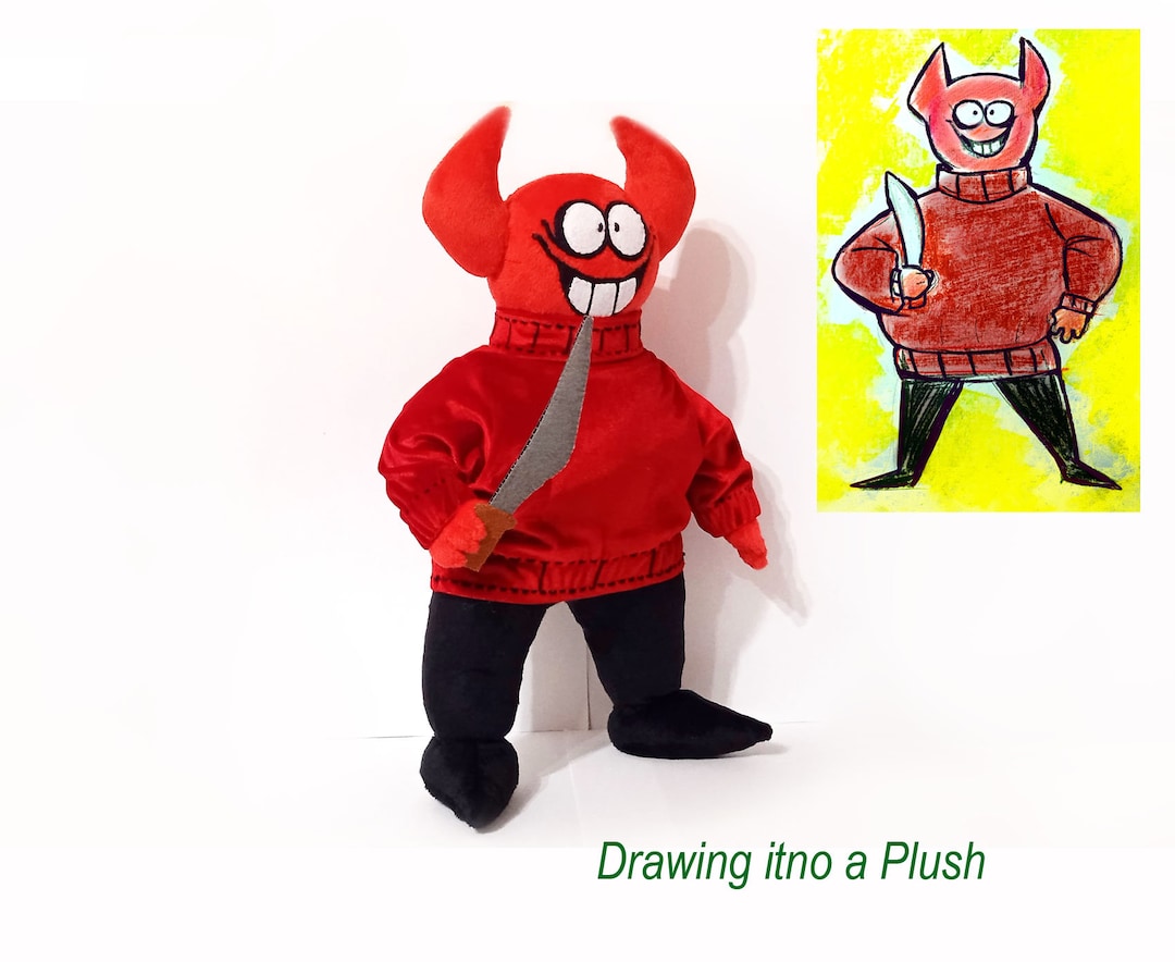 Custom Plush Just Like Bob Velseb From Its Spooky Month Inspired ...