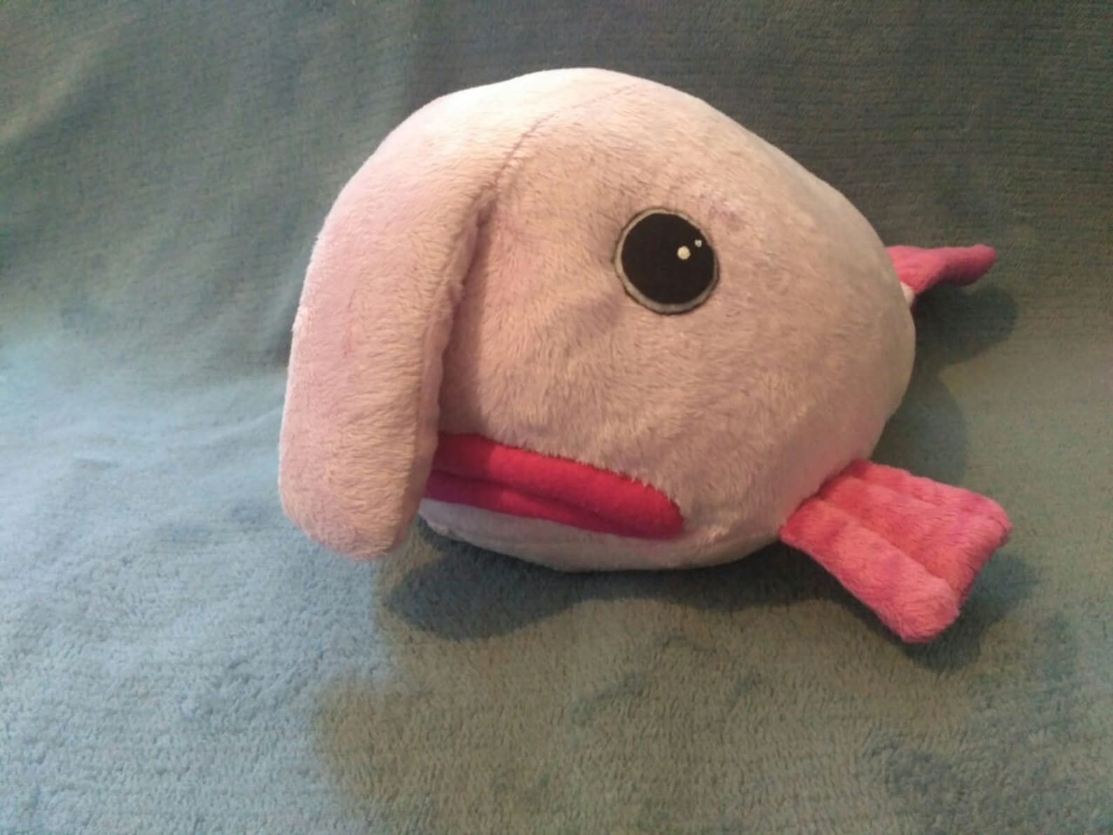 Blobfish Plushie Handmade Kawaii Blobby Fish Stuffed Soft - Etsy