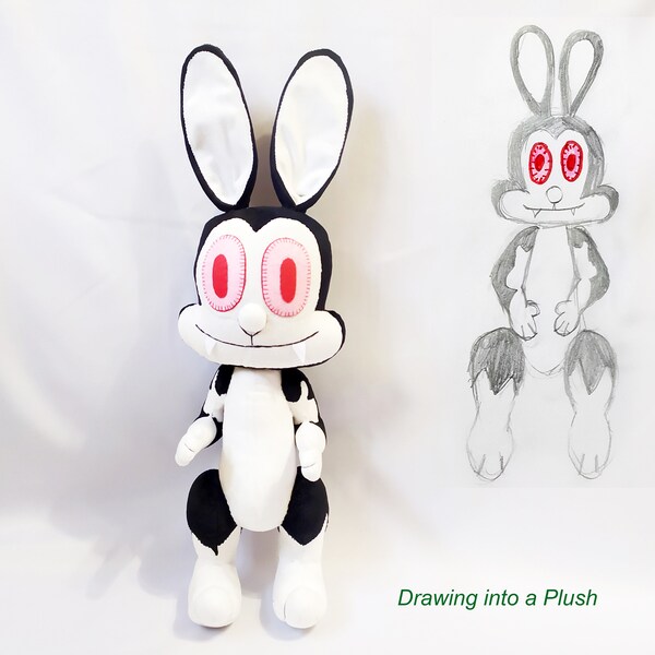 Bunnicula Plush Toy - Etsy