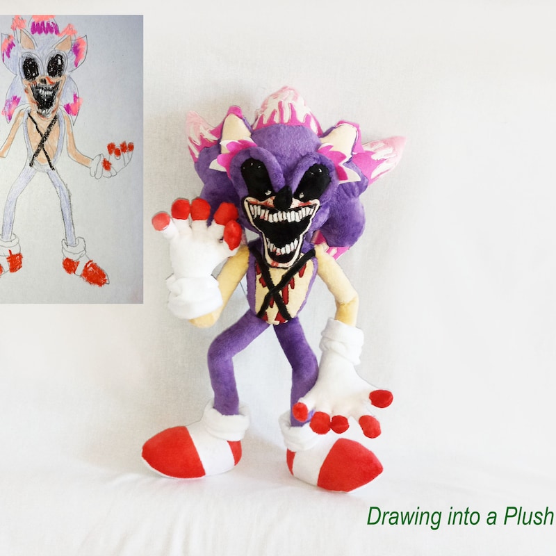 Sonic.exe Plush - Etsy