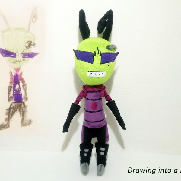 Invader Zim Plush - Etsy