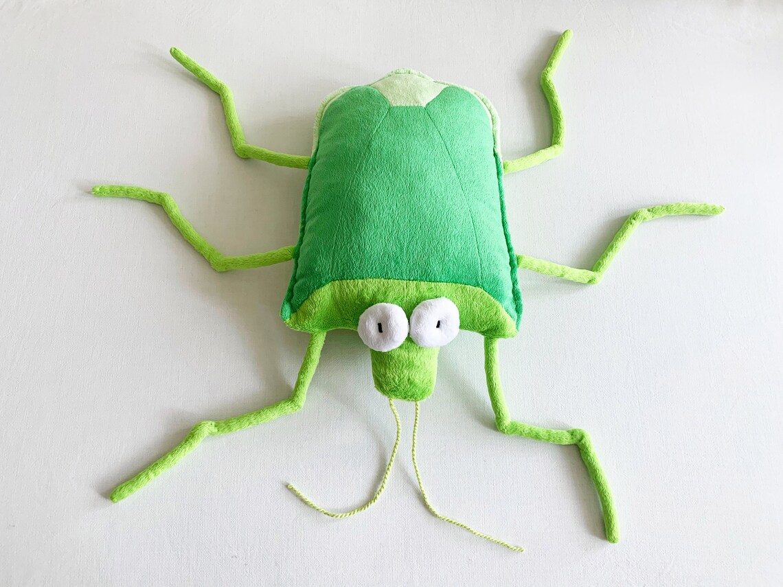 Stink Bug Plushie Green or Brown Little Plush Insect Stuffed - Etsy ...