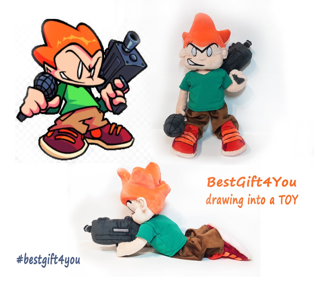 Custom Plush Just Like Pico From Friday Night Funkin Inspired Plush ...