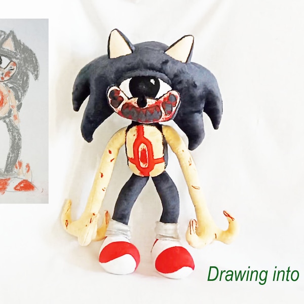 Sonic Exe Plush - Etsy