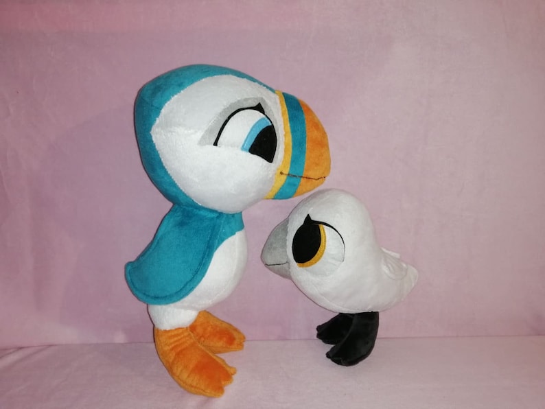 Custom plush toys inspired by puffin rock oona and baba. | Etsy