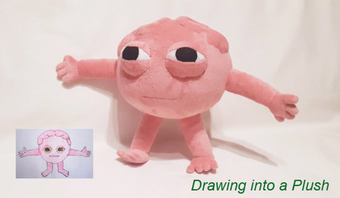 Custom Plush Just Like Brain From Lil Dicky Inspired Plush Funmade ...