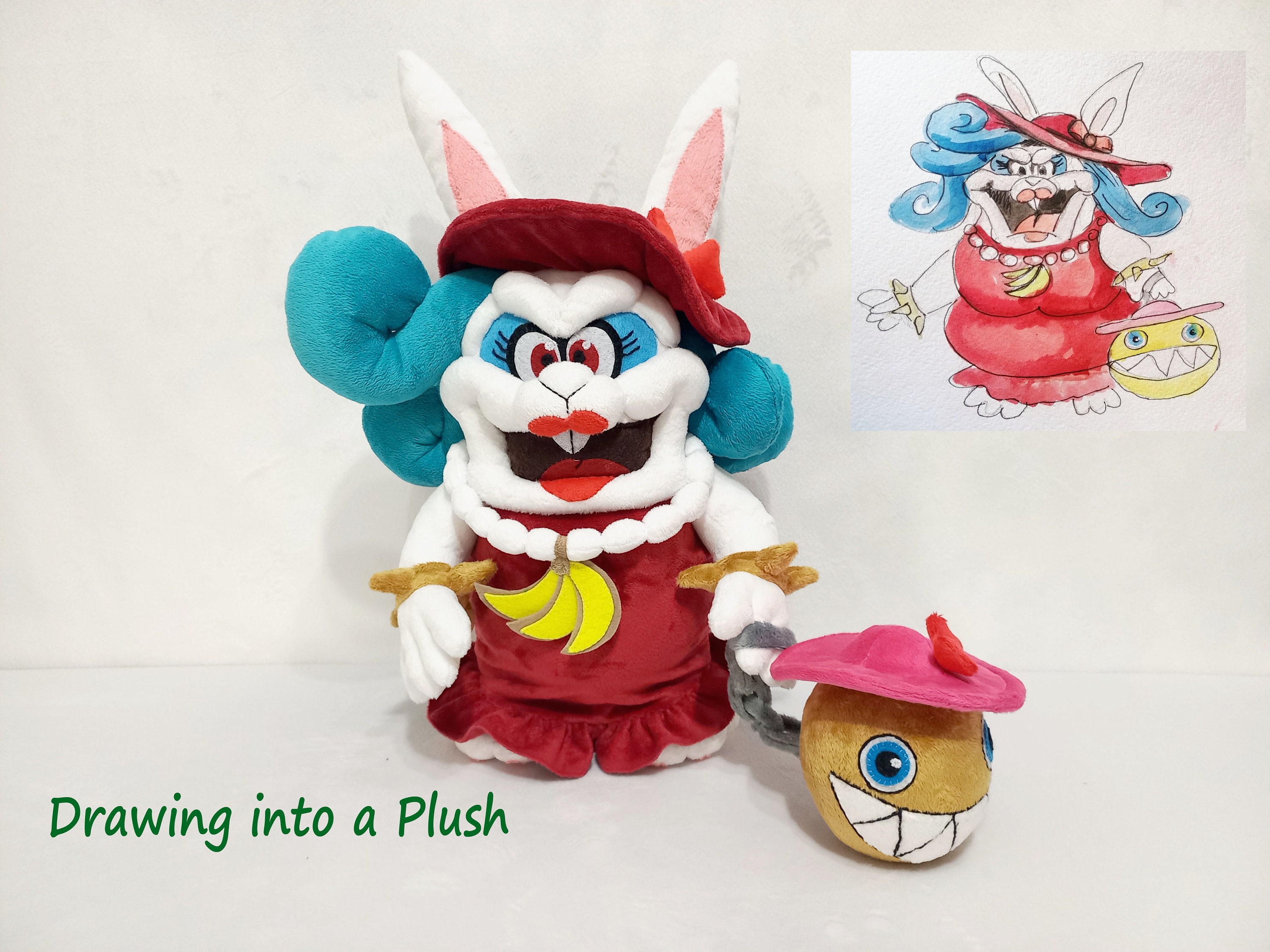 Custom Plush Toy Plush Commission Drawing to Toy. Please - Etsy