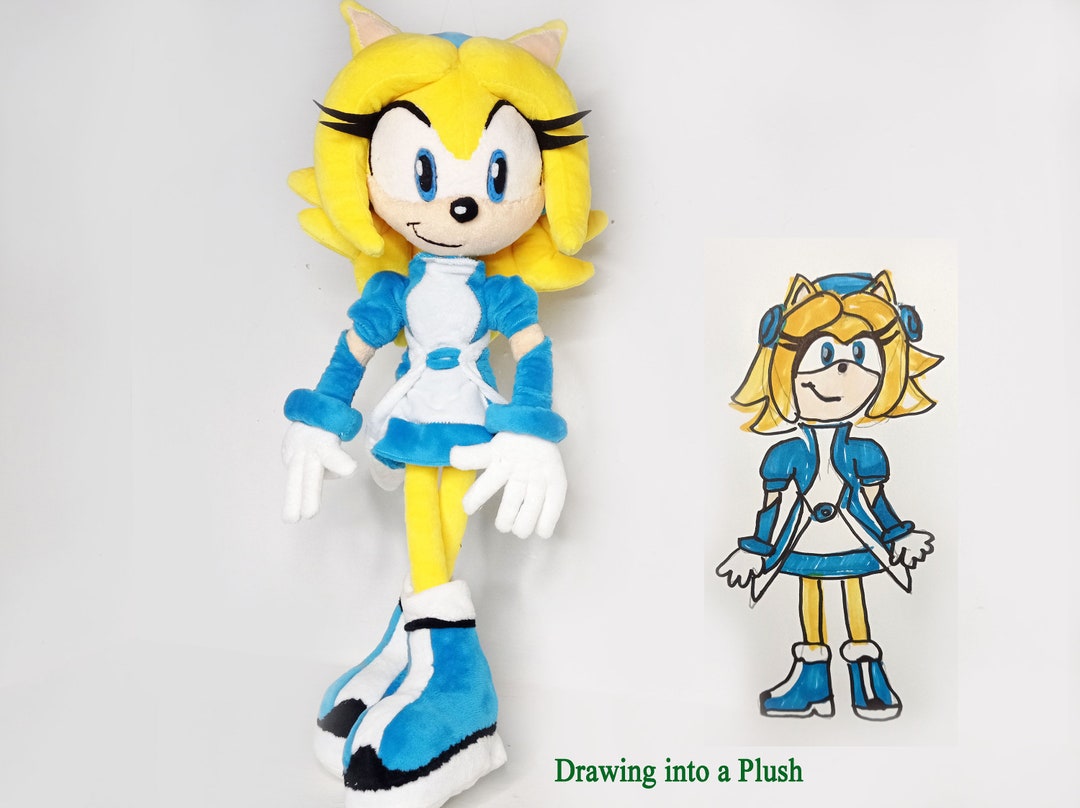 Custom Plush Just Like Maria Robotnik From Sonic the Hedgehog Inspired ...