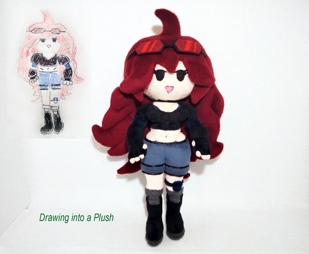 Custom Plush Just Like Girlfriend FNF Inspired (funmade Unofficial ...