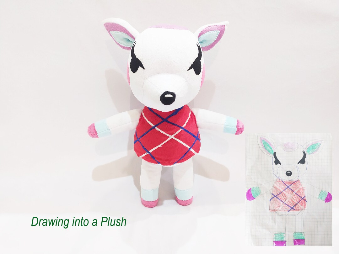 Custom Plush Just Like Diana Deer Villager Inspired by Animal Crossing ...