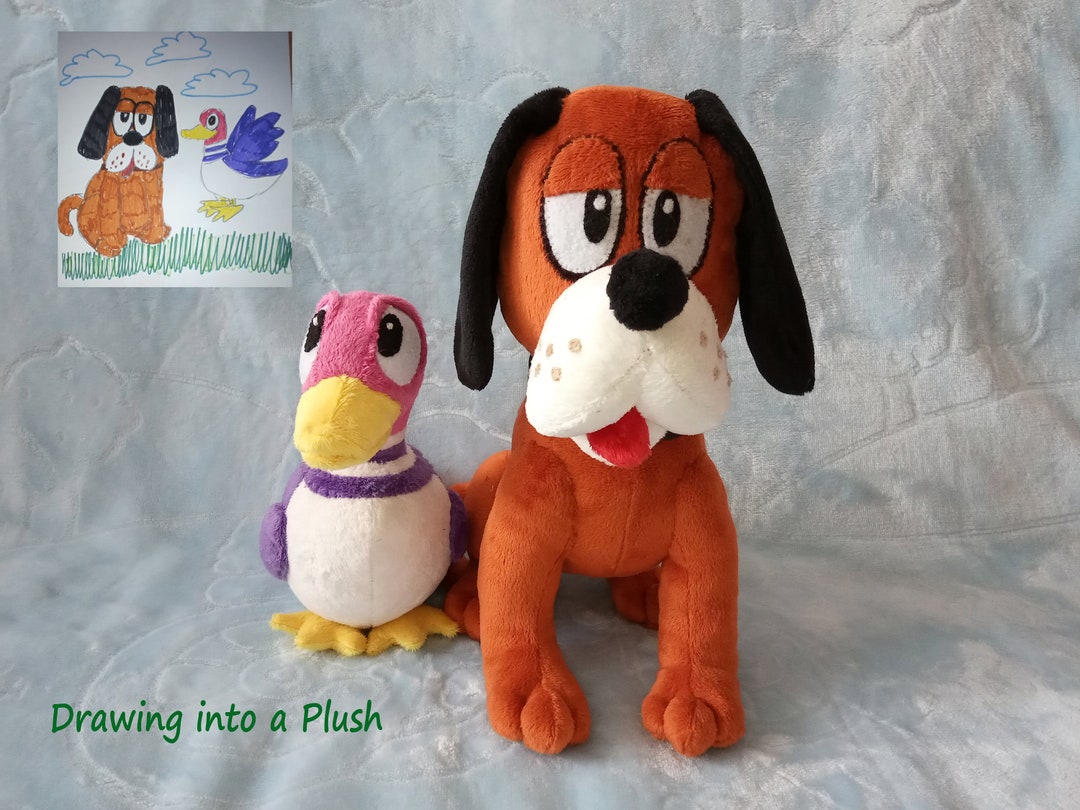 Custom plushies just like Duck Hunt game inspired funmade, handmade to ...