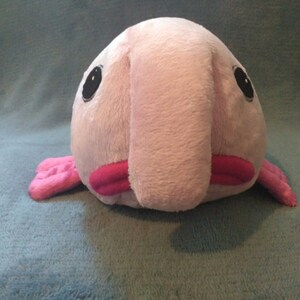 Blobfish Plushie , Handmade Kawaii Blobby Fish, Stuffed Soft Toy Ugly ...