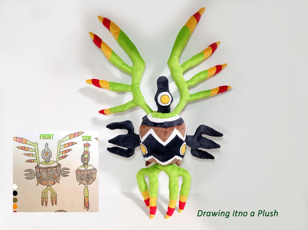 Custom Plush Just Like Shiny Sigilyph Inspired, Funmade, Unofficial ...