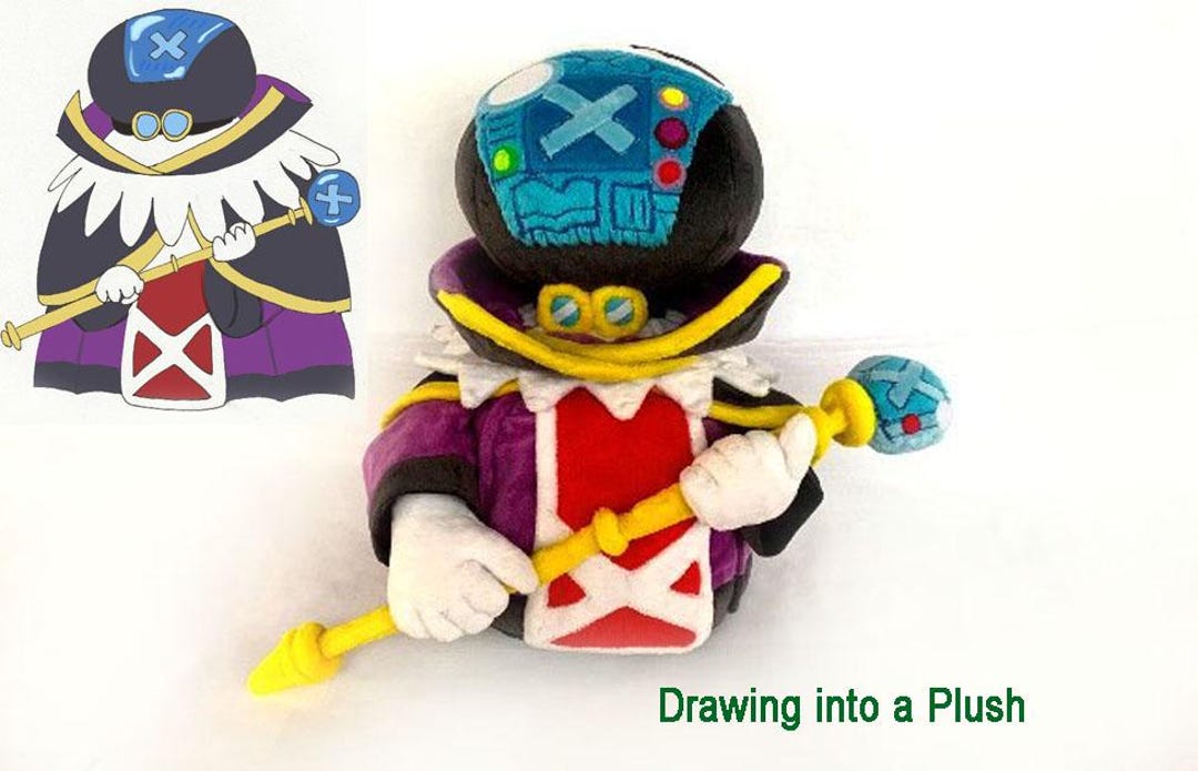 Сustom Plush Just Like Sir Grodus From Super Mario , Minky Inspired ...