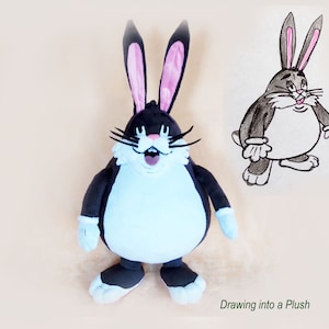 Сustom Plush Just Like Fat Bugs Bunny From Big Chungus Inspired ...