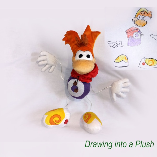 Rayman Plush - Etsy