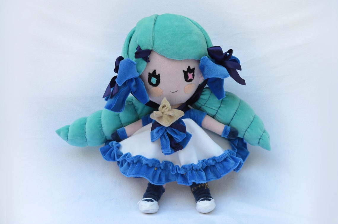 Doll League of Legends Gwen inspired plush handmade to order | Etsy