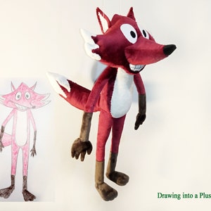 Custom Plush Toy Just Like Foxie From Eena Meena Deka Inspired funmade ...