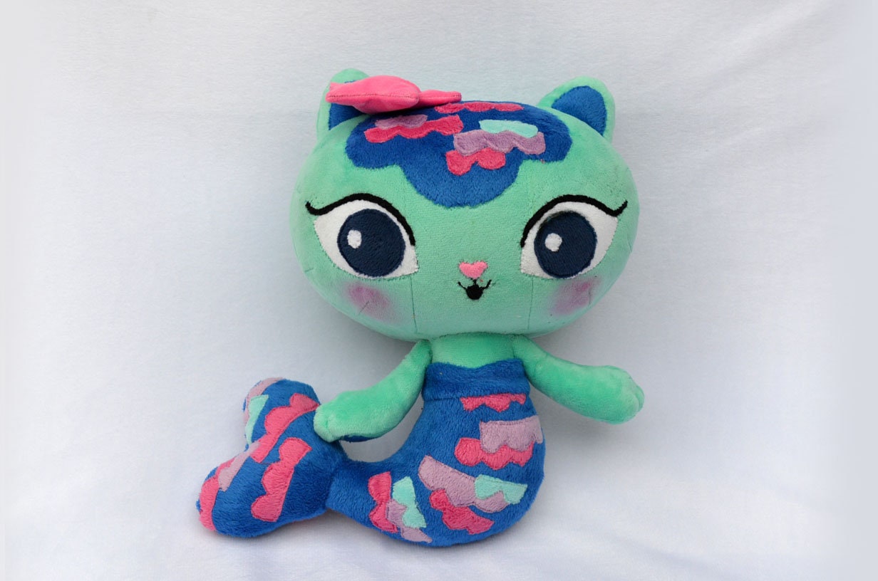 MerCat from Gabby's Dollhouse inspired plush made to | Etsy
