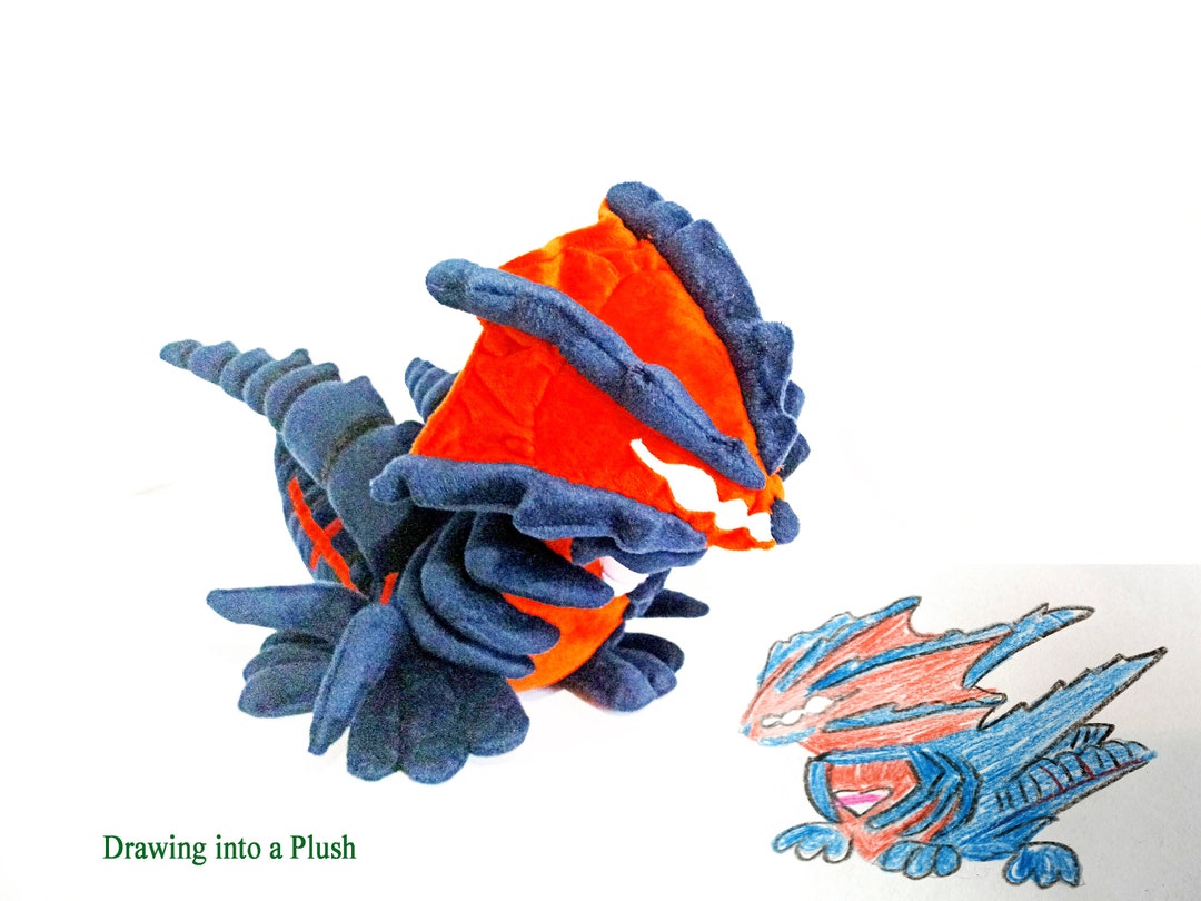 Custom Plush Toy Just Like Eternatus Pokemon Inspired (funmade) Not ...