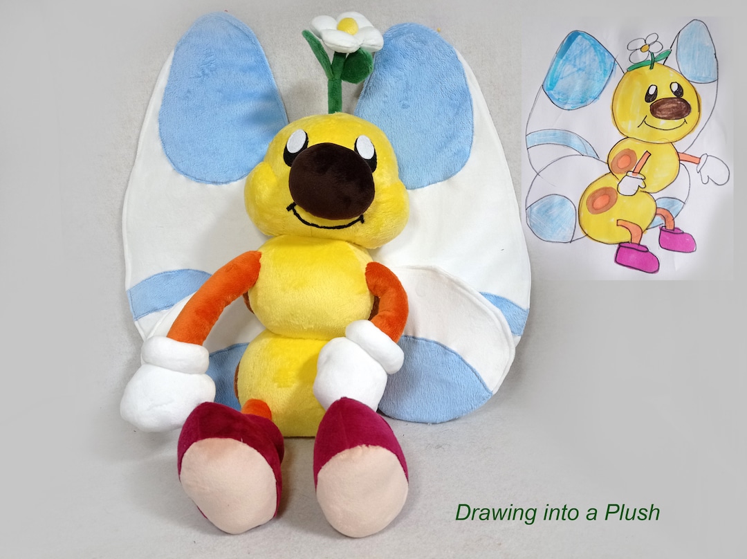 Custom Plush Just Like Flutter Mario Games Inspired, Funmade Unofficial ...