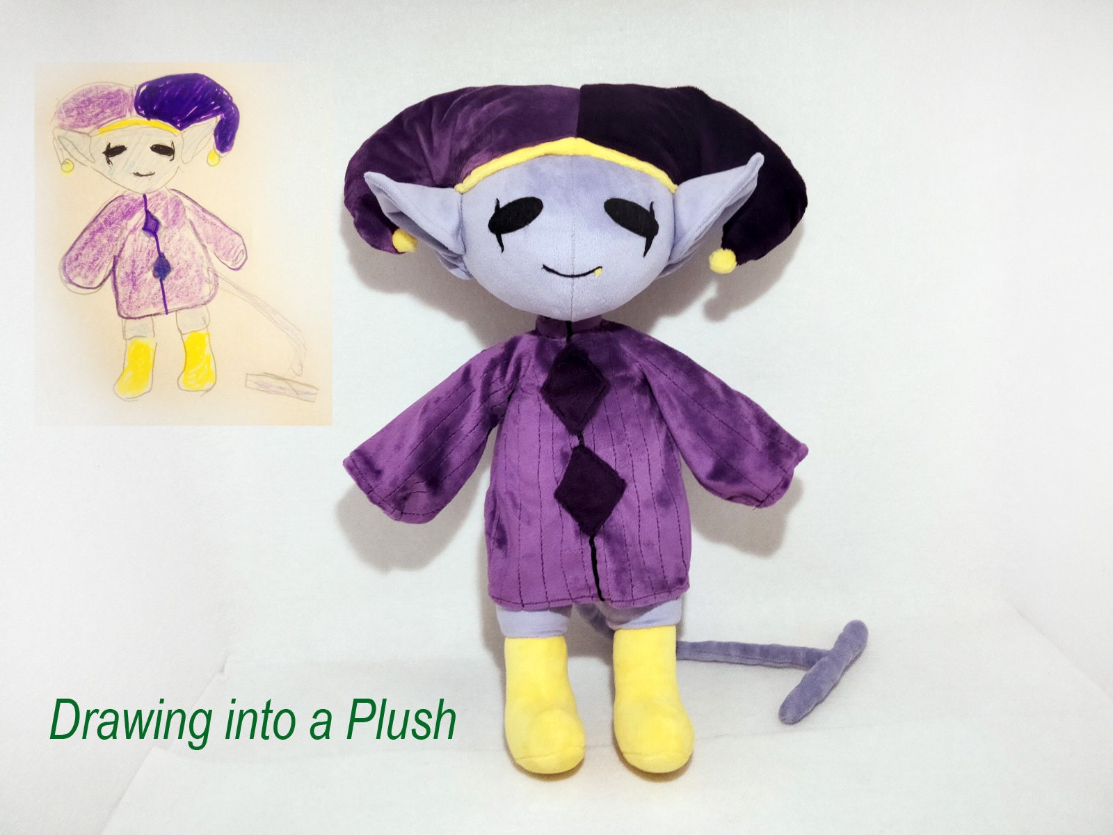 Custom Plush Just Like Jevil From Deltarune Inspired Plush - Etsy UK