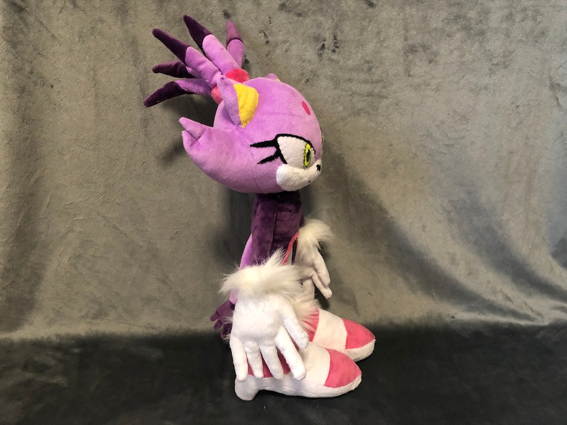 Blaze the cat sonic inspired plush made to order 40 cm | Etsy