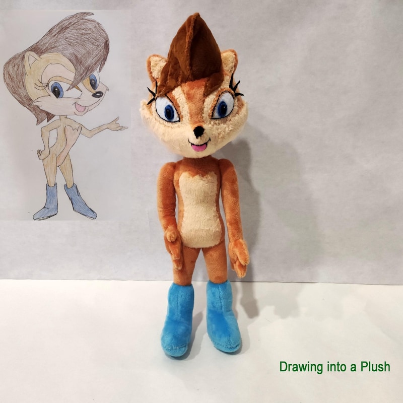 Sally Acorn Plush - Etsy