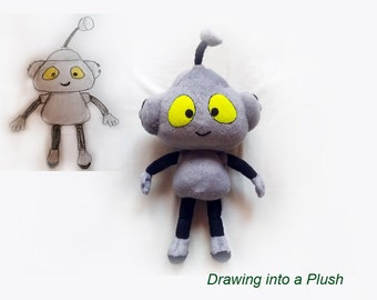 Rob the Robot Plush - Etsy