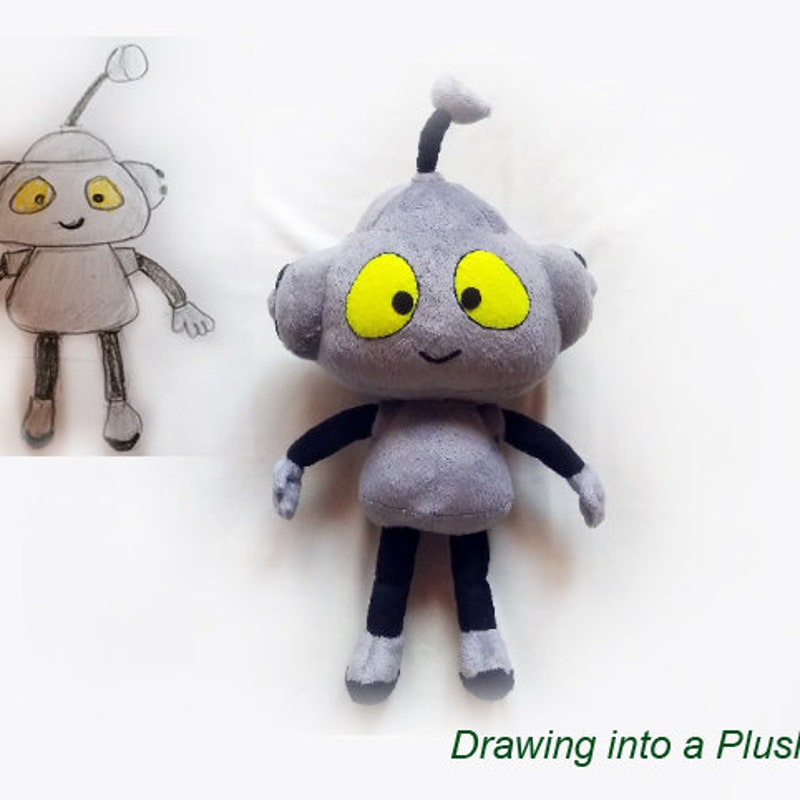 Robot Plush - Etsy