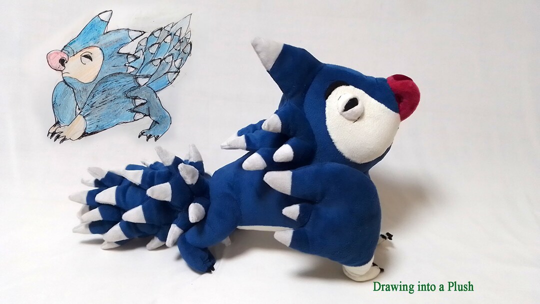 Custom Plush Just Like Spike Experiment 319 From Lilo & Stitch Inspired ...