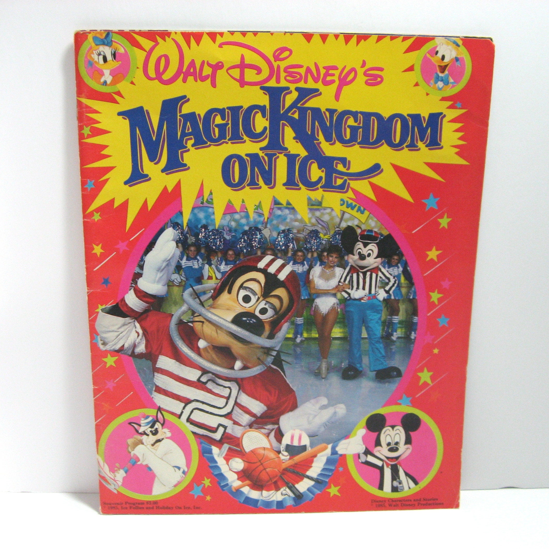 Vintage 1985 Walt Disney Production, "magic Kingdom on Ice" Souvenir ...