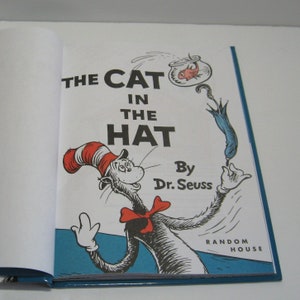 Vintage 1985 "the Cat in the Hat" by Dr. Seuss, Hardcover Beginner ...
